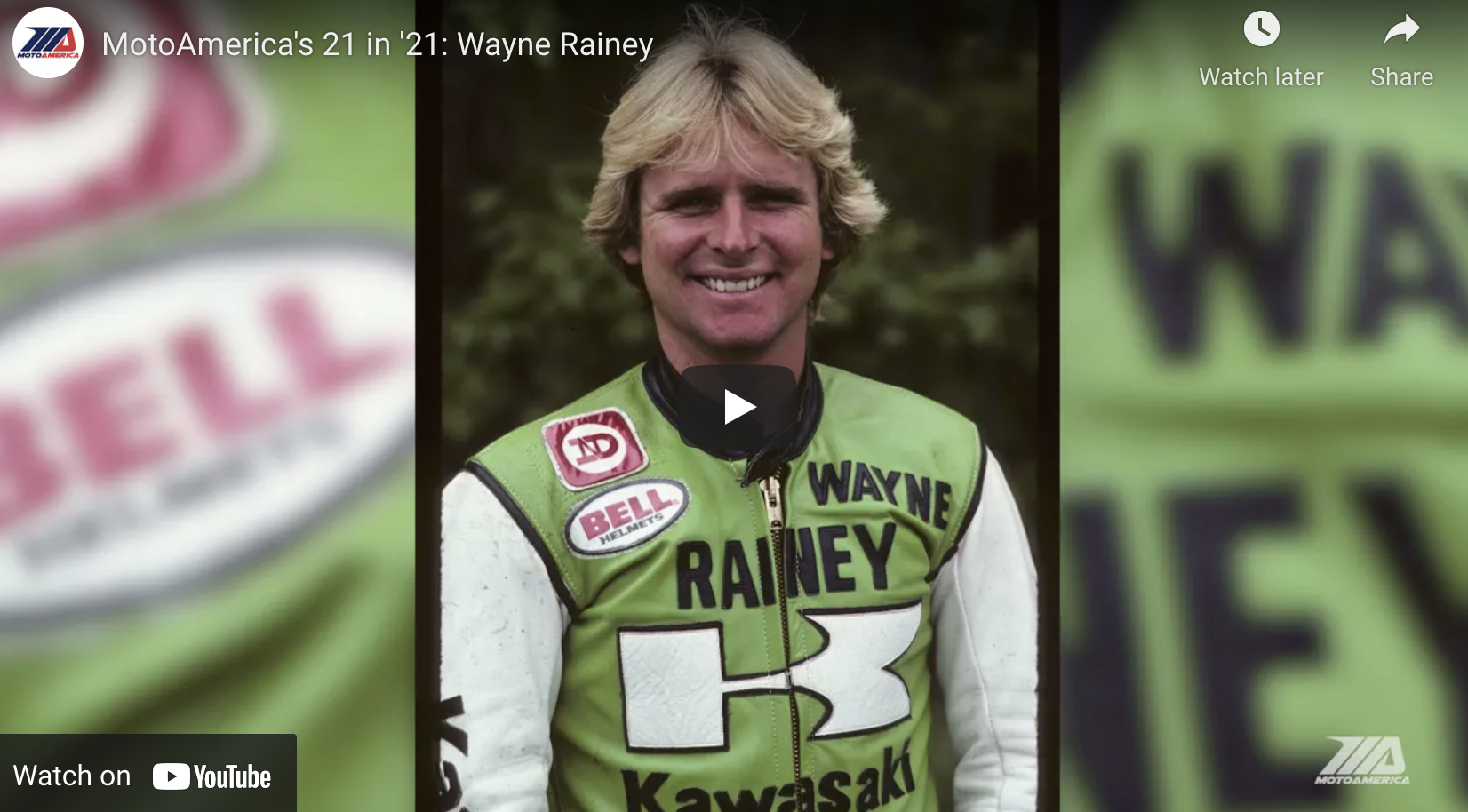 21 In ’21: Wayne Rainey, Never Give Up - MotoAmerica