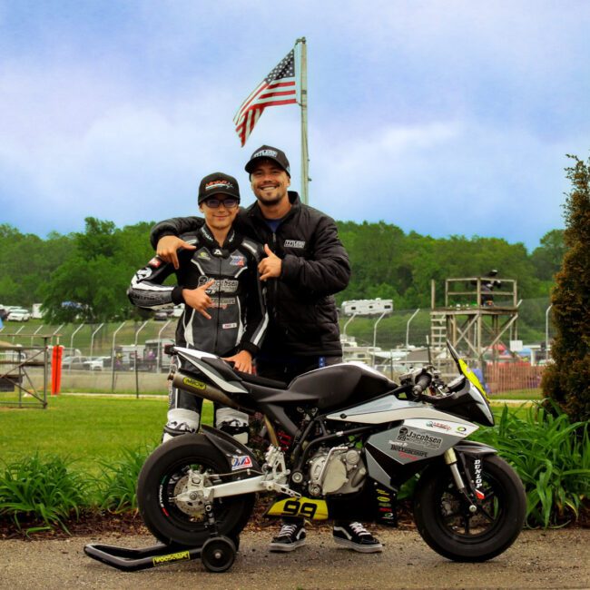 PJ Jacobsen Sponsoring Nathan Bettencourt In Mini Cup By Motul ...