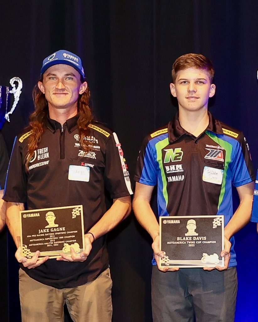 MotoAmerica Champions Gagne And Davis Honored By Yamaha - MotoAmerica