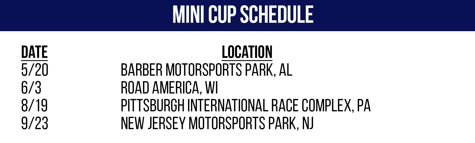 Mini Cup - MotoAmerica