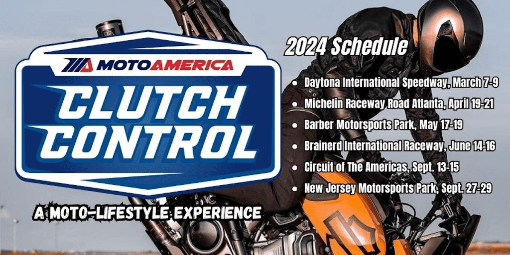 Clutch Control Motorcycle Shows On Tap For Six MotoAmerica Events In 2024 - MotoAmerica