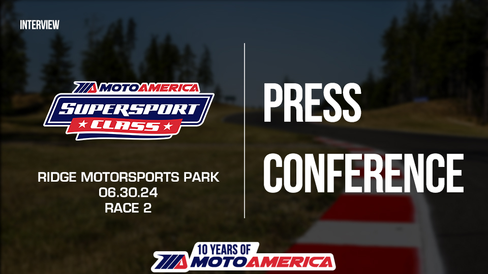 Video: Supersport Race Two Press Conference From Ridge Motorsports Park ...