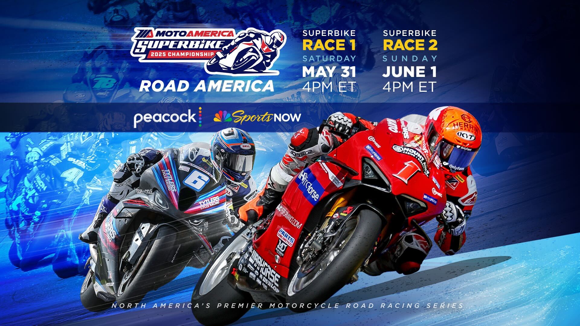 MotoAmerica Superbike Races To Stream Live On Peacock And The NBC ...