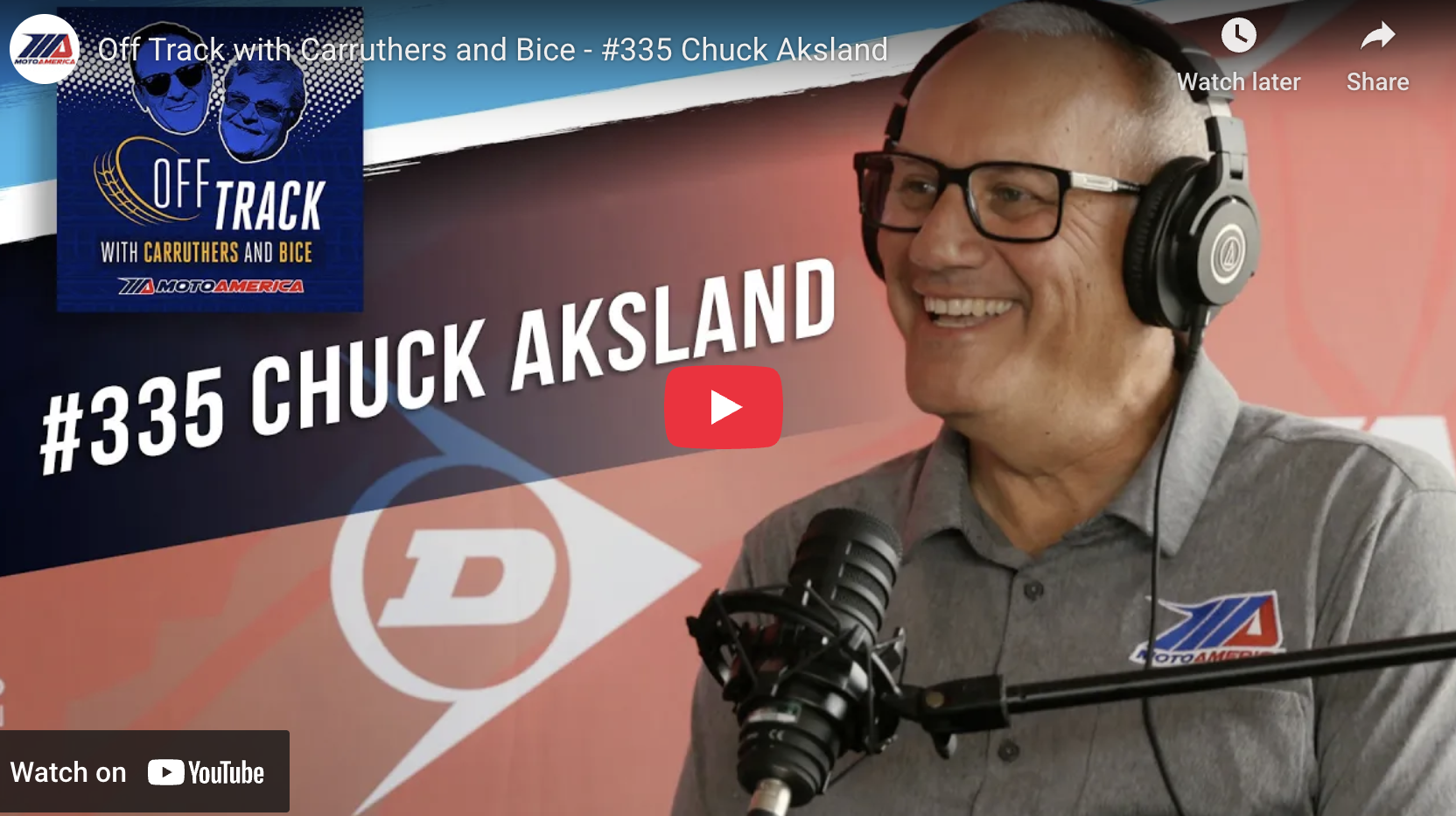 Off Track With Carruthers And Bice Podcast: MotoAmerica COO Chuck ...