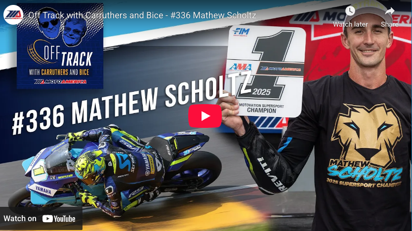 Off Track With Carruthers And Bice Podcast: Two-time MotoAmerica ...
